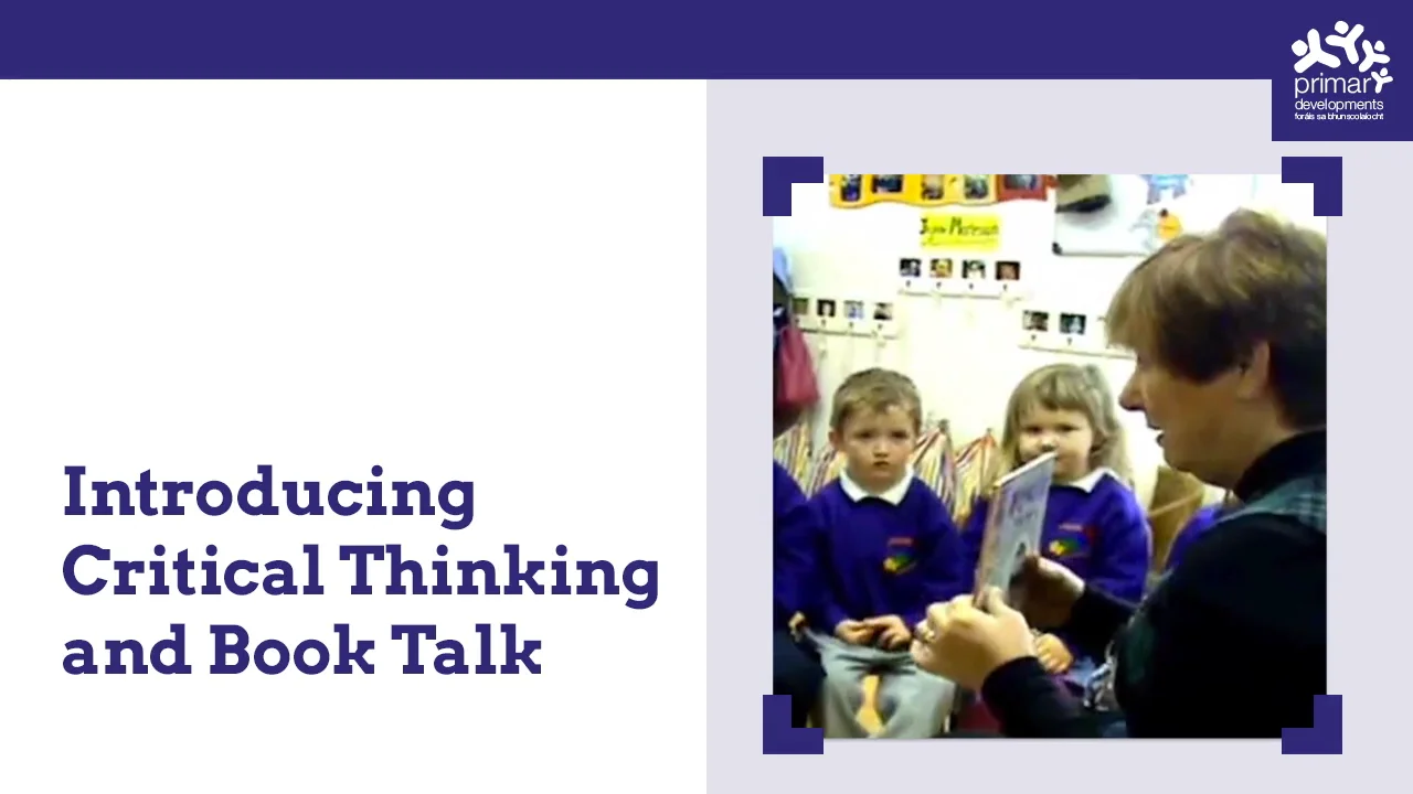 Critical Thinking and Book Talk Using Picturebooks - Mary Roche 1 ...