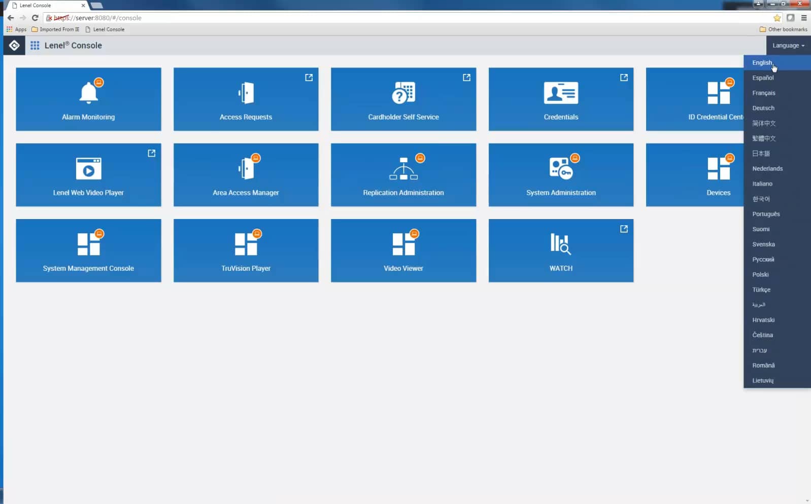Lenel Console in OnGuard 7.3 on Vimeo
