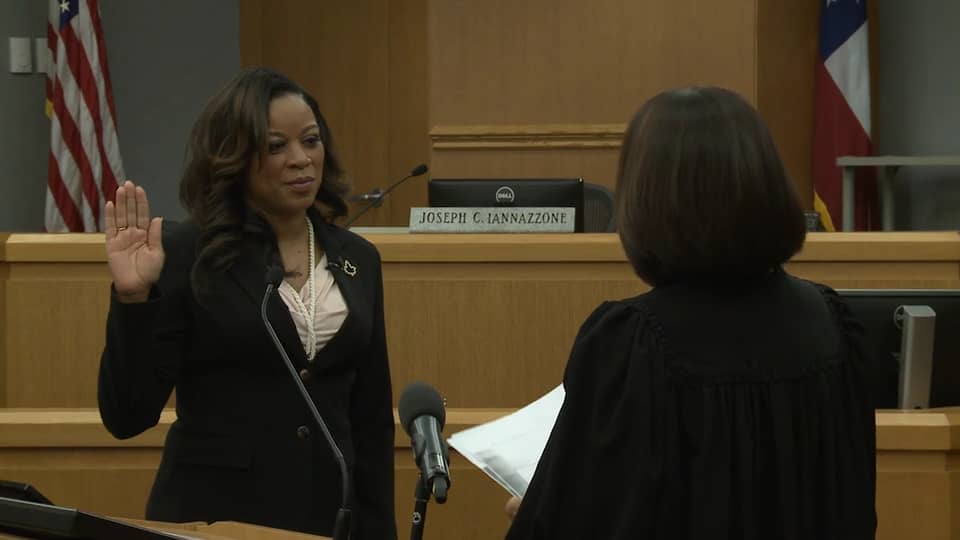 Judge Tadia Whitner Swearing-In Ceremony on Vimeo