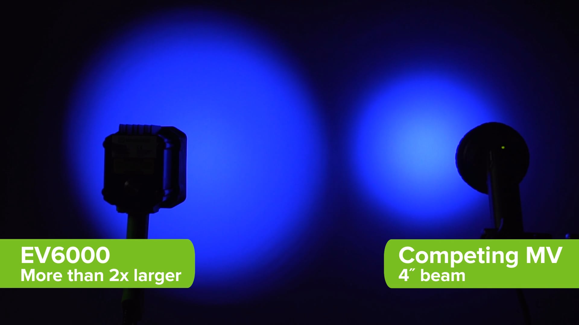 Magnaflux EV6000 Comparison: Illumination Width on Vimeo