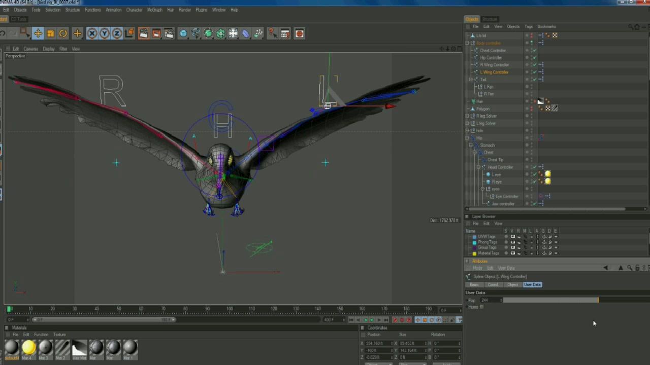 Cinema 4D Bird Rig Demo on Vimeo