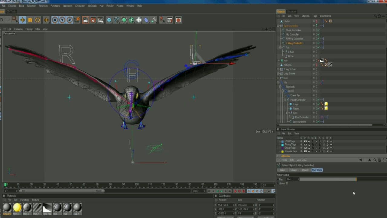 Cinema 4D Bird Rig Demo on Vimeo