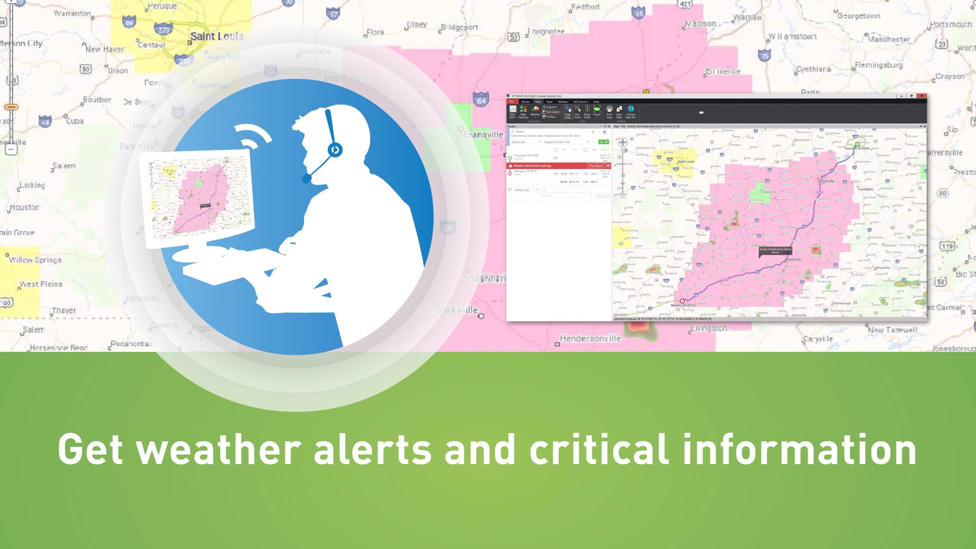 PC*MILER - PC*MILER Weather: Feature Overview on Vimeo