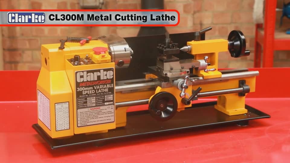 Clarke Metal Lathe - CL300M - 060712525 on Vimeo
