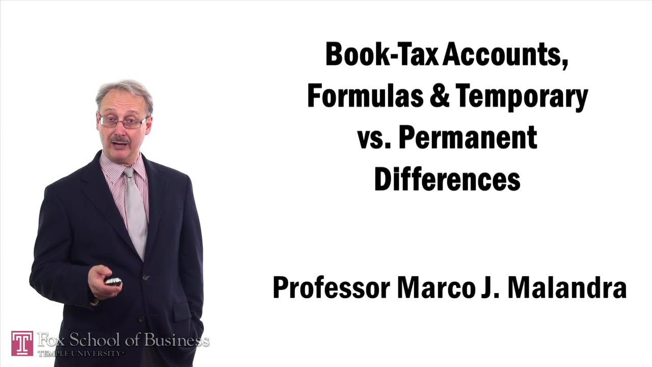 Book-Tax Accounts Formulas and Temporary vs. Permanent Differences ...