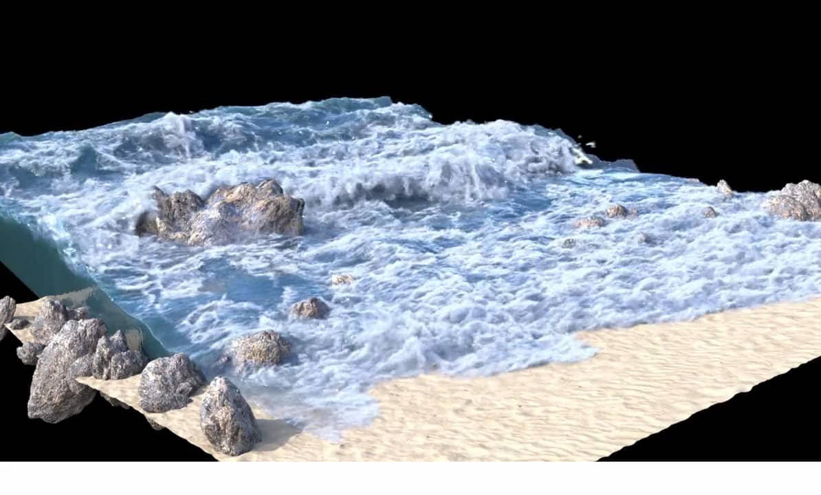 Beach Water Simulation on Vimeo