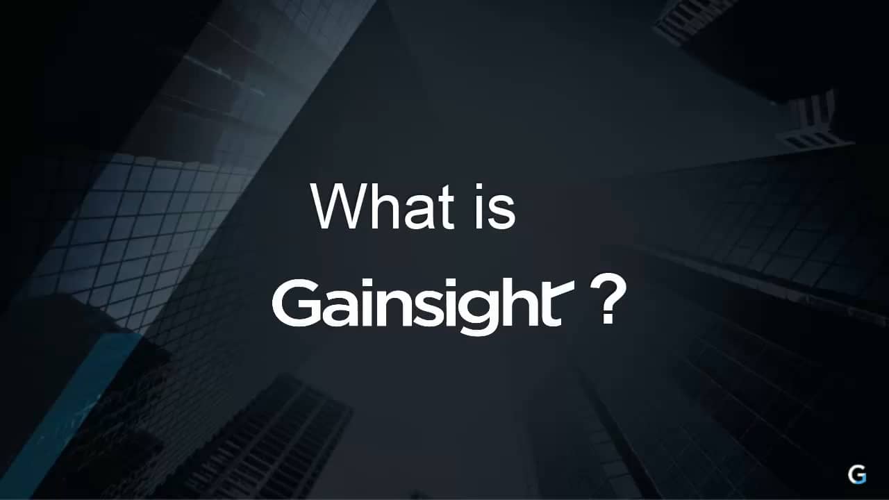 What is Gainsight? on Vimeo
