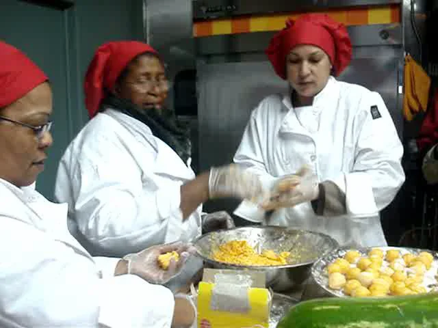 At Lebron's Culinary Traning it's all hands on deck, working in a top ...