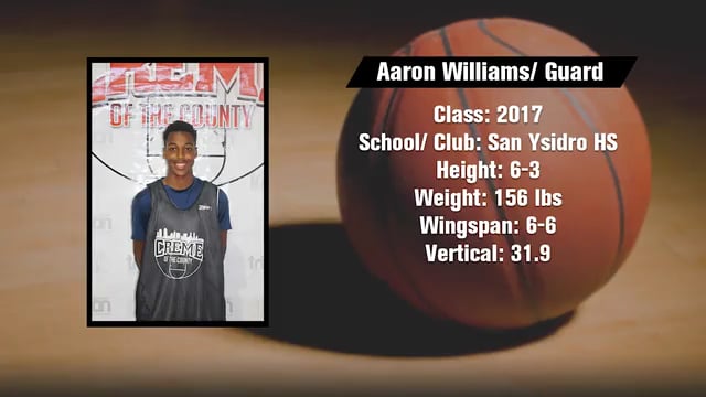 Aaron Williams | Basketball Recruiting Video #2 on Vimeo