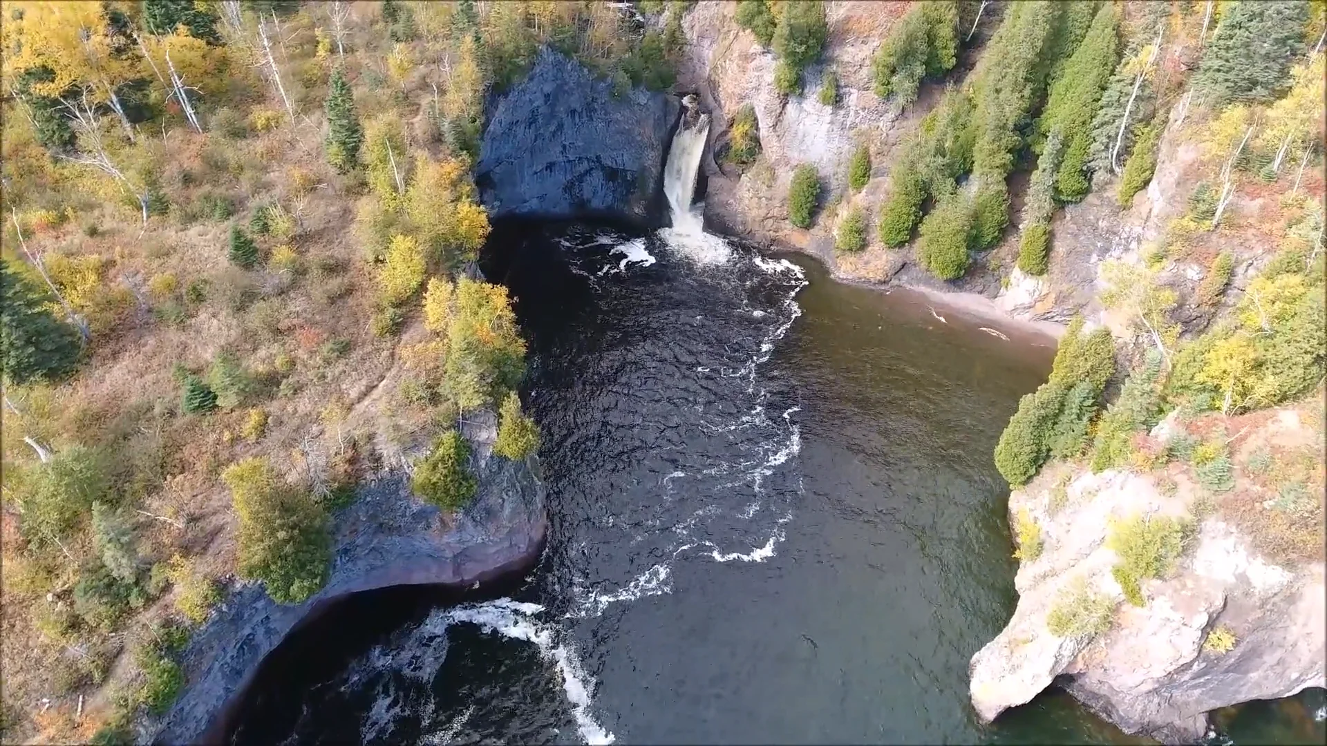 Manitou River Falls Minnesota on Lake Superior's North Shore on Vimeo