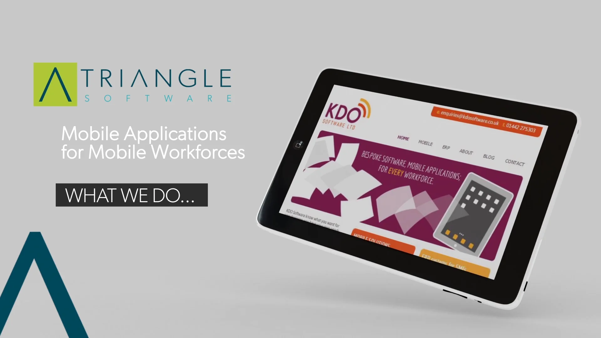 Triangle Software - What we do on Vimeo