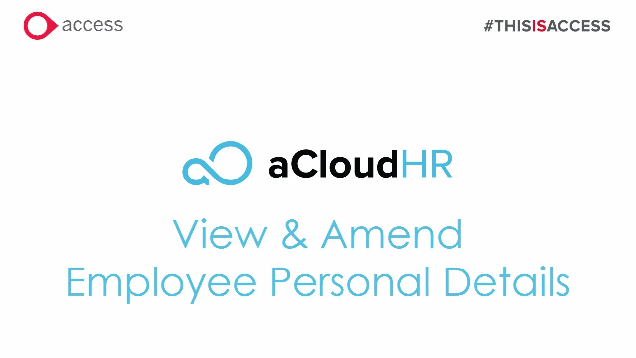 aCloudHR Onboarding - Administrator Training - aCloud HR - View and ...