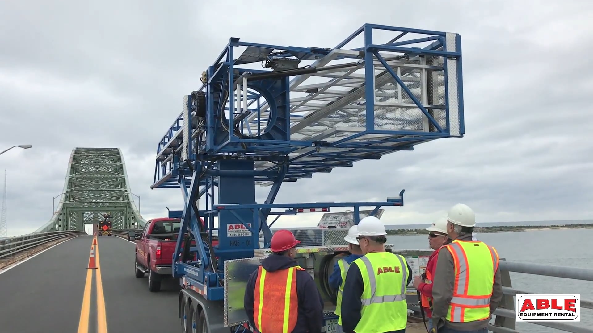 ABLE Equipment Rental's Under-Bridge Access Platform on Vimeo