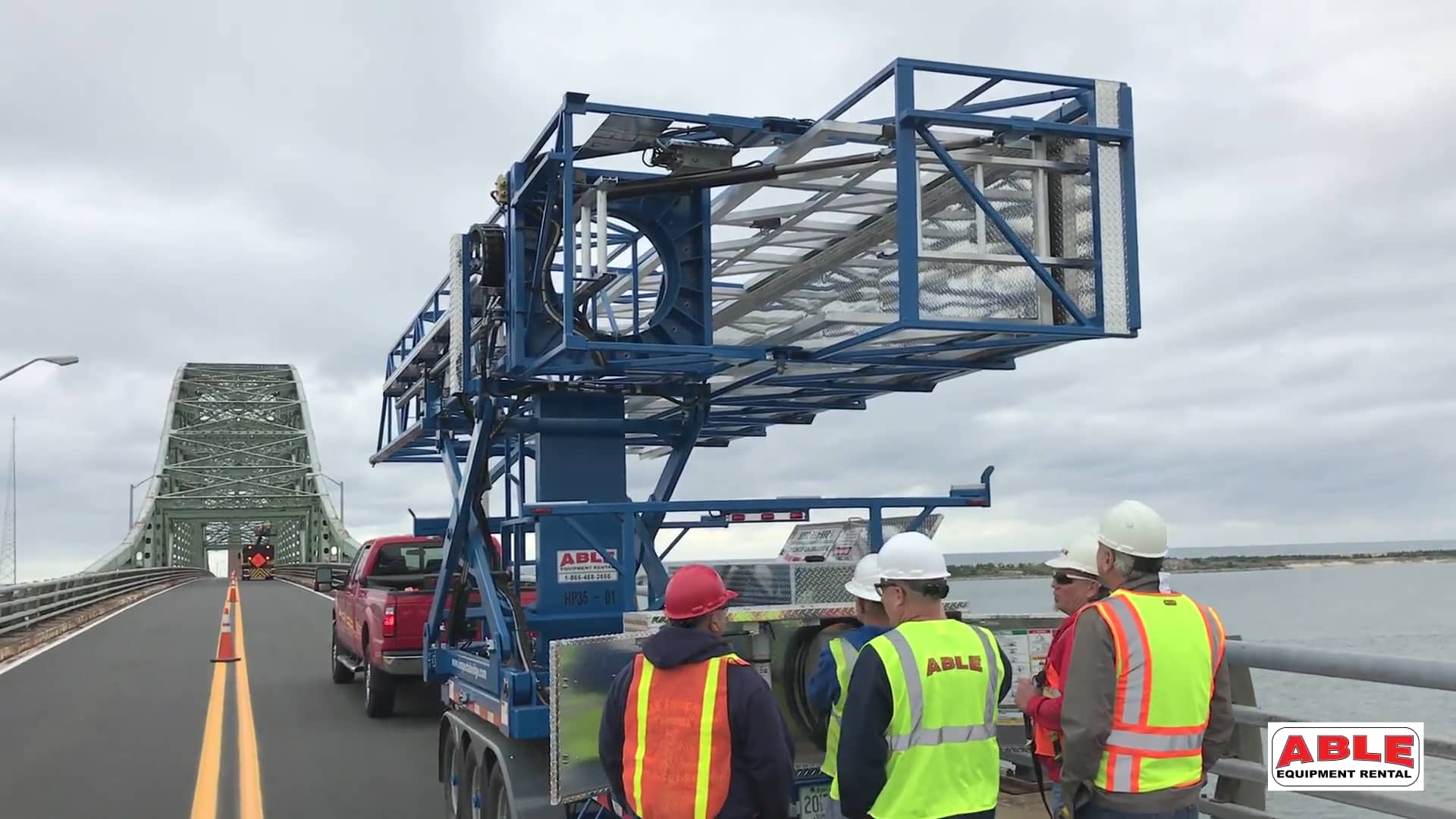 ABLE Equipment Rental's Under-Bridge Access Platform on Vimeo