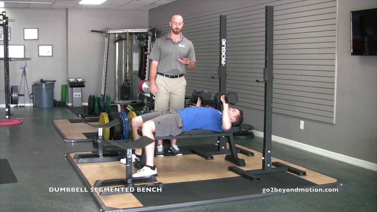 Dumbbell Segmented Bench on Vimeo