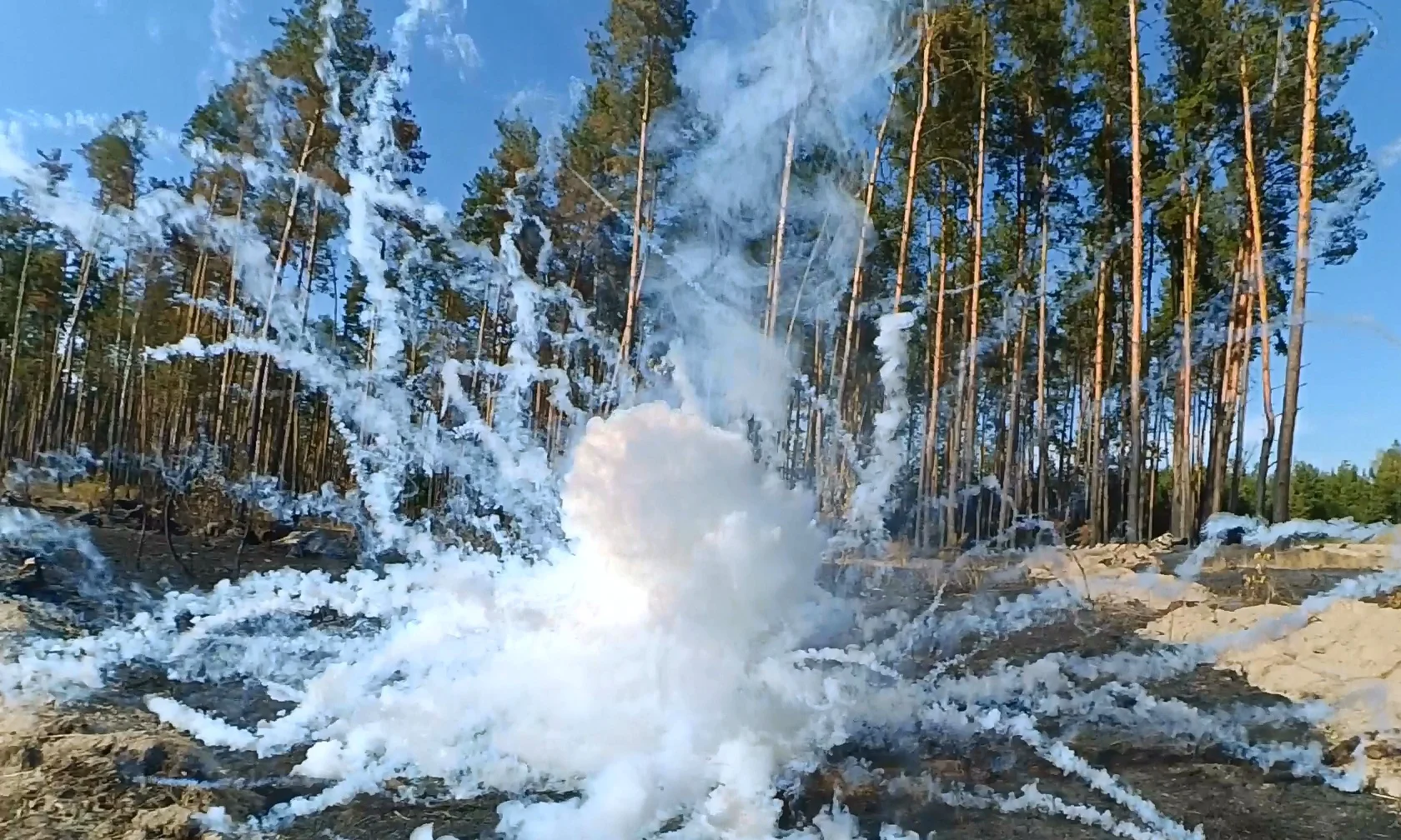 Smoke effects with TMDD and new smoke bomb