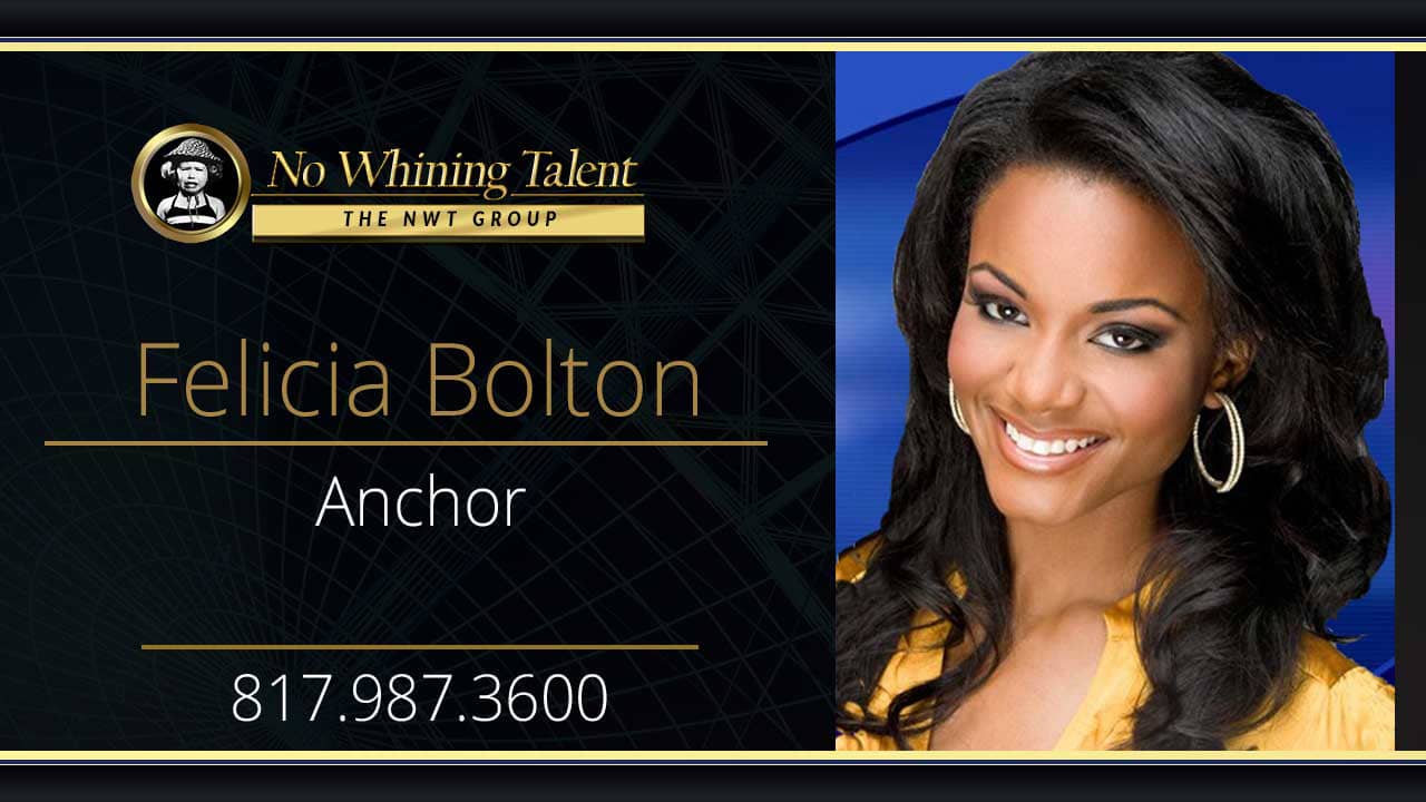 Felicia Bolton Anchoring Reel 090116 on Vimeo