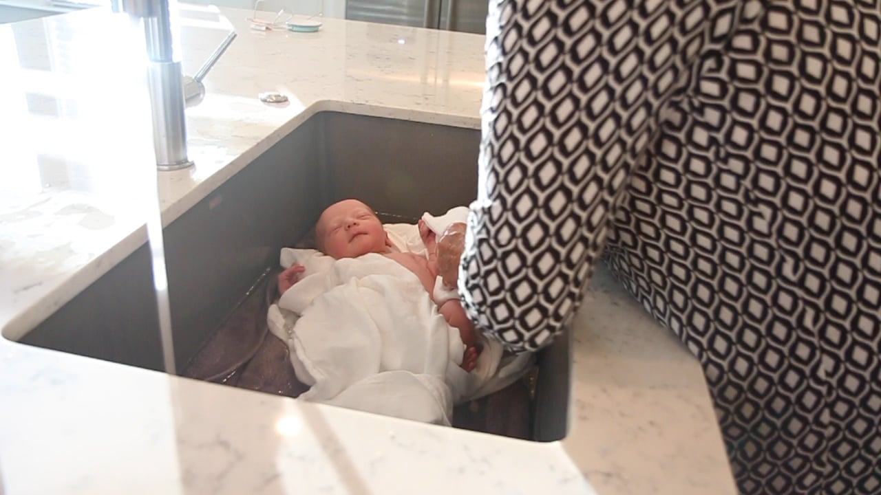 First Bath on Vimeo