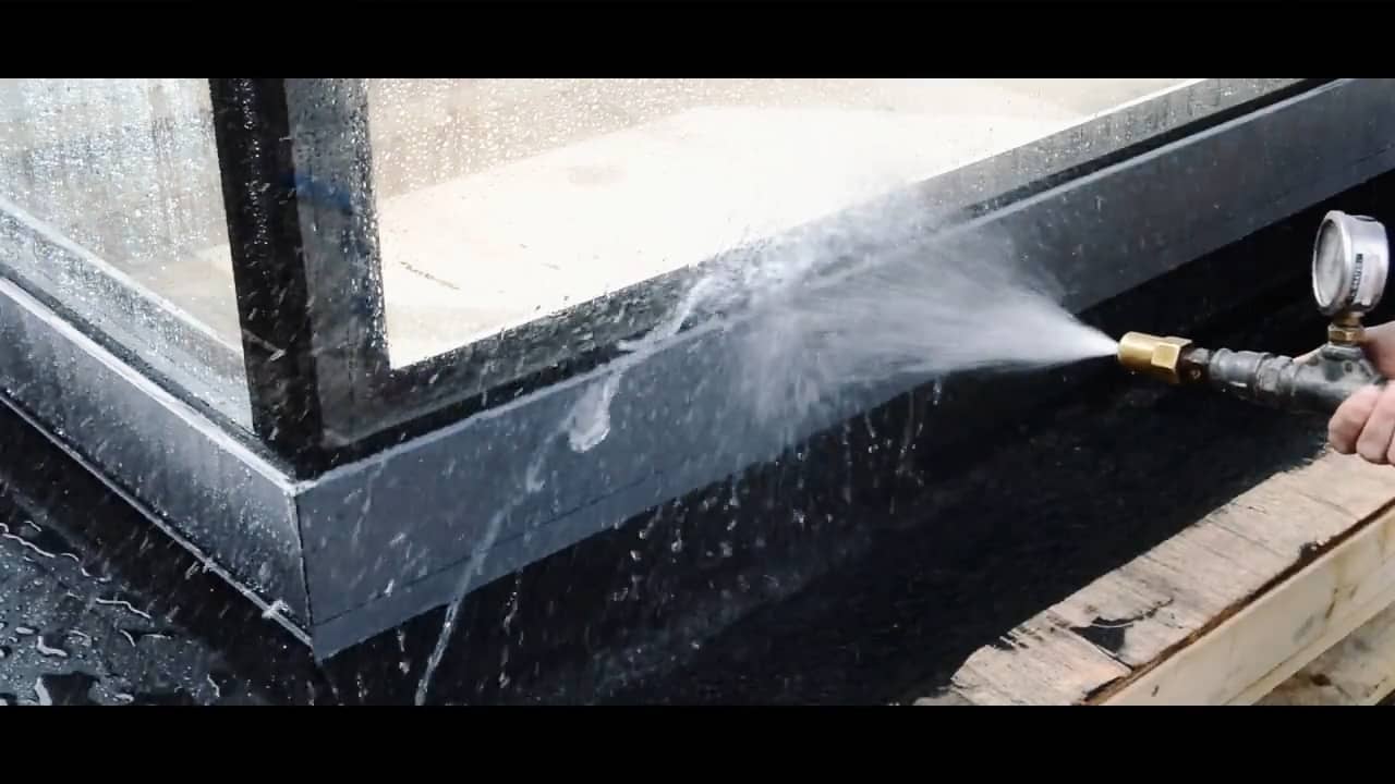 Glazing Vision Box Rooflight Weather Performance Test on Vimeo