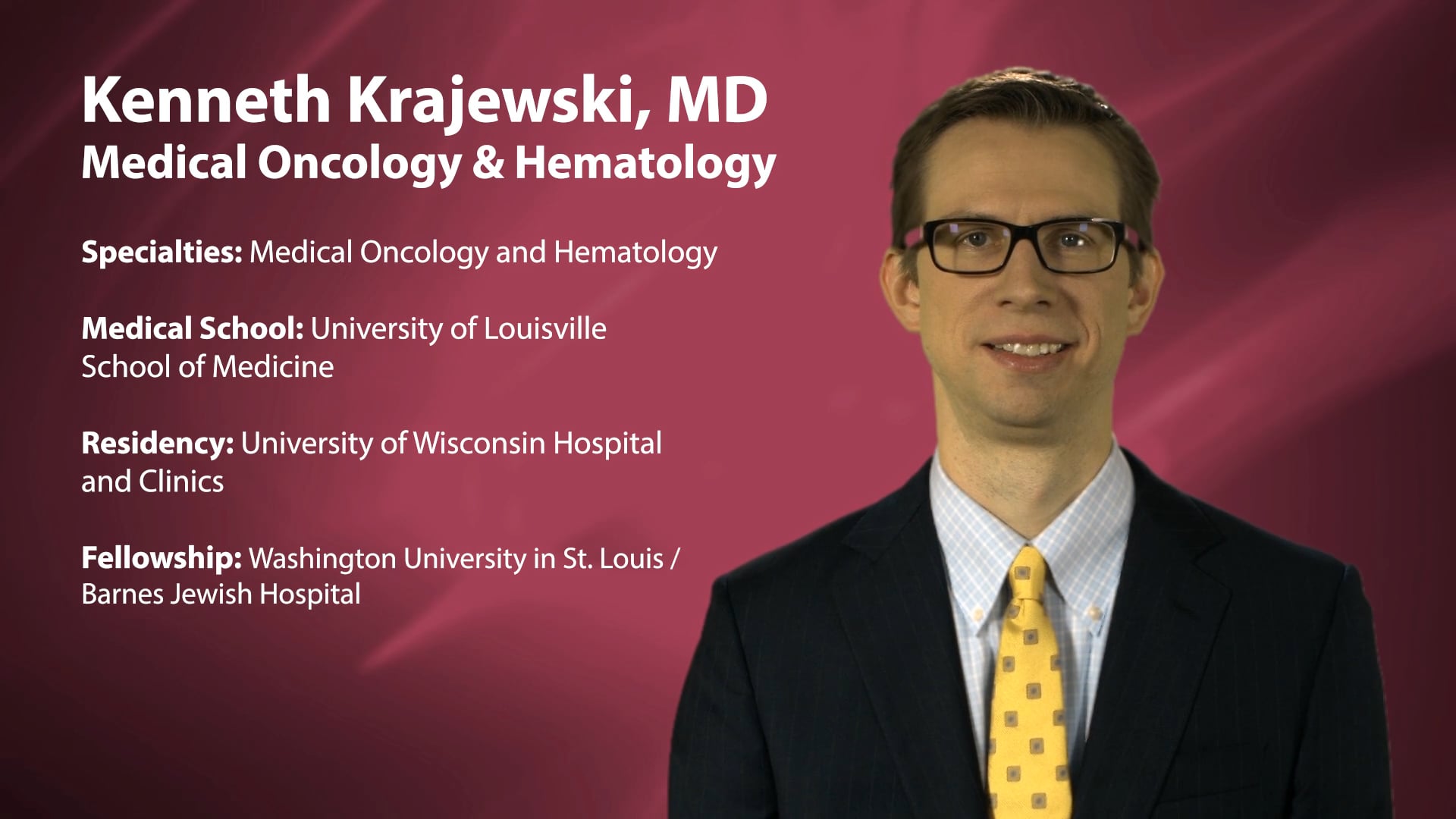 Dr. Krajewski Bio on Vimeo
