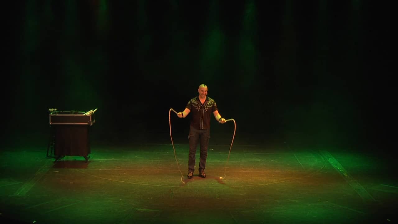 Aaron Bonk - Whip Stage Act on Vimeo