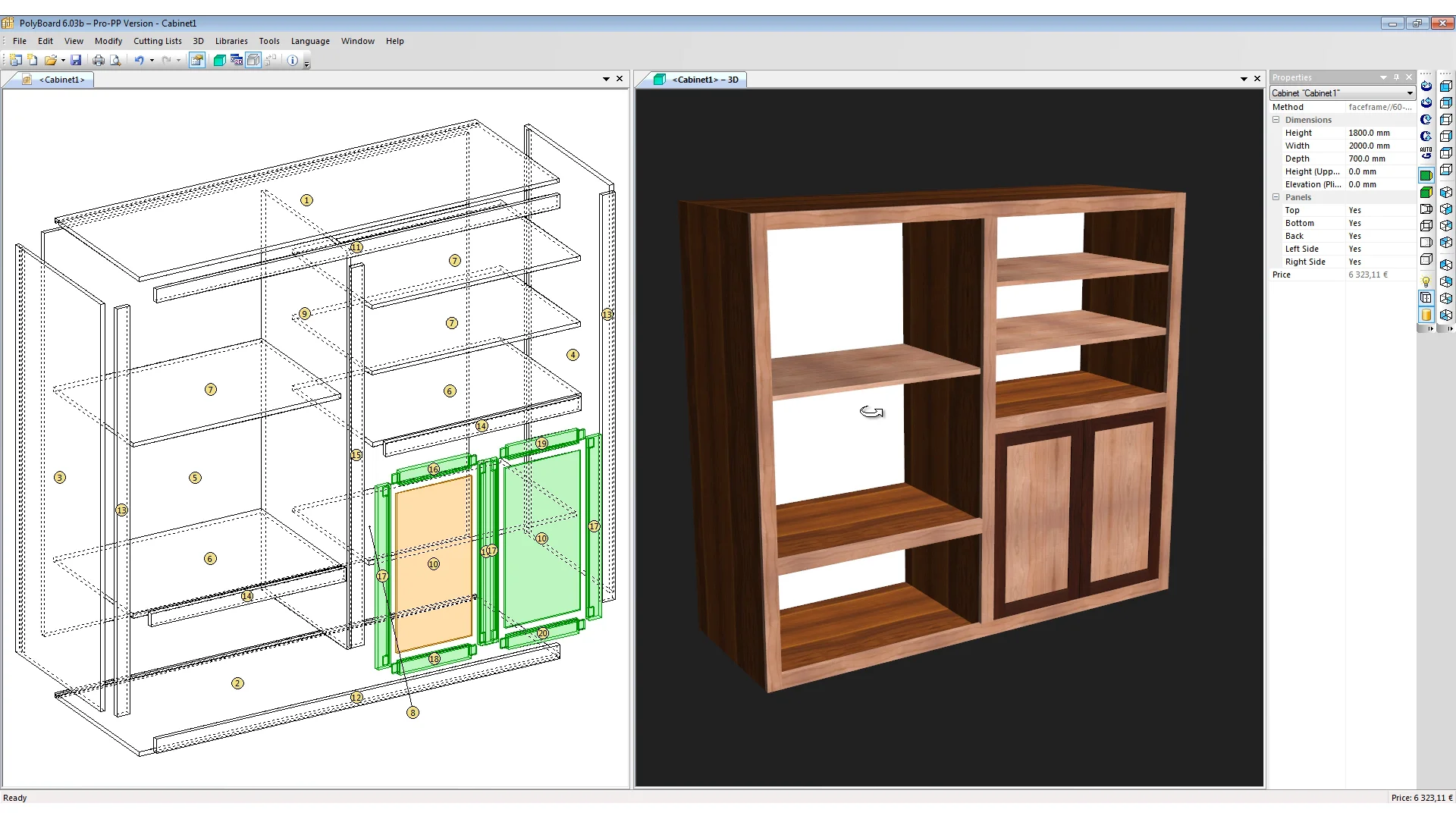 New Polyboard / Quick Design features - Using Quick Design Face Frames ...
