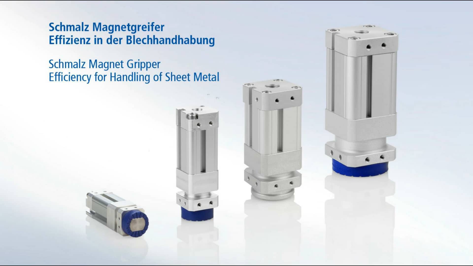 Magnetic Gripper SGM-HP and SGM-HT | Schmalz - Vacuum Technology on Vimeo