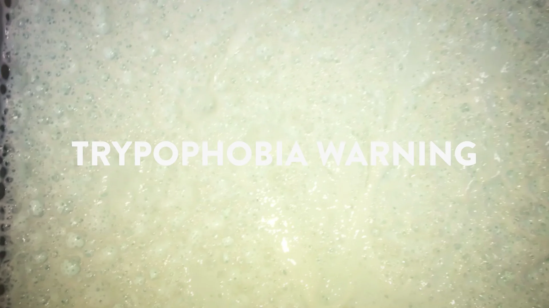 Trypophobia Warning on Vimeo
