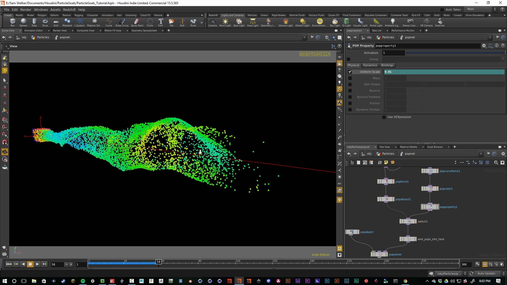 Tutorial 53 - Creating Particle Goals and Curves in Houdini on Vimeo