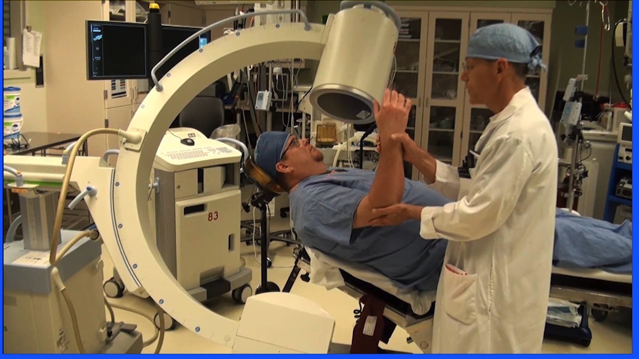 OTA Video Library - Fluoroscopic imaging of the shoulder in the beach ...