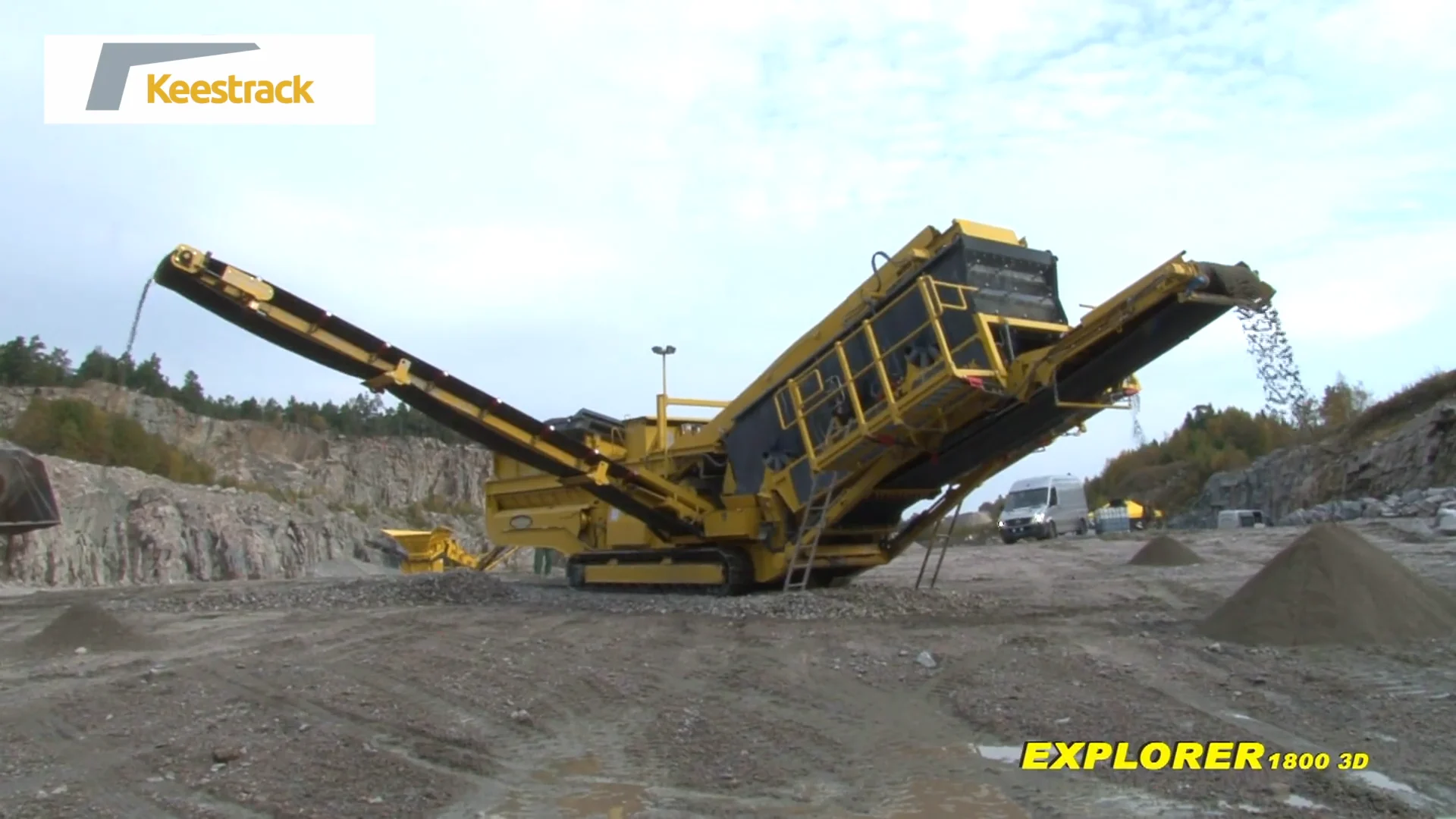 Keestrack Mobile Crushing and Screening Equipment - Keestrack C6 3-deck ...