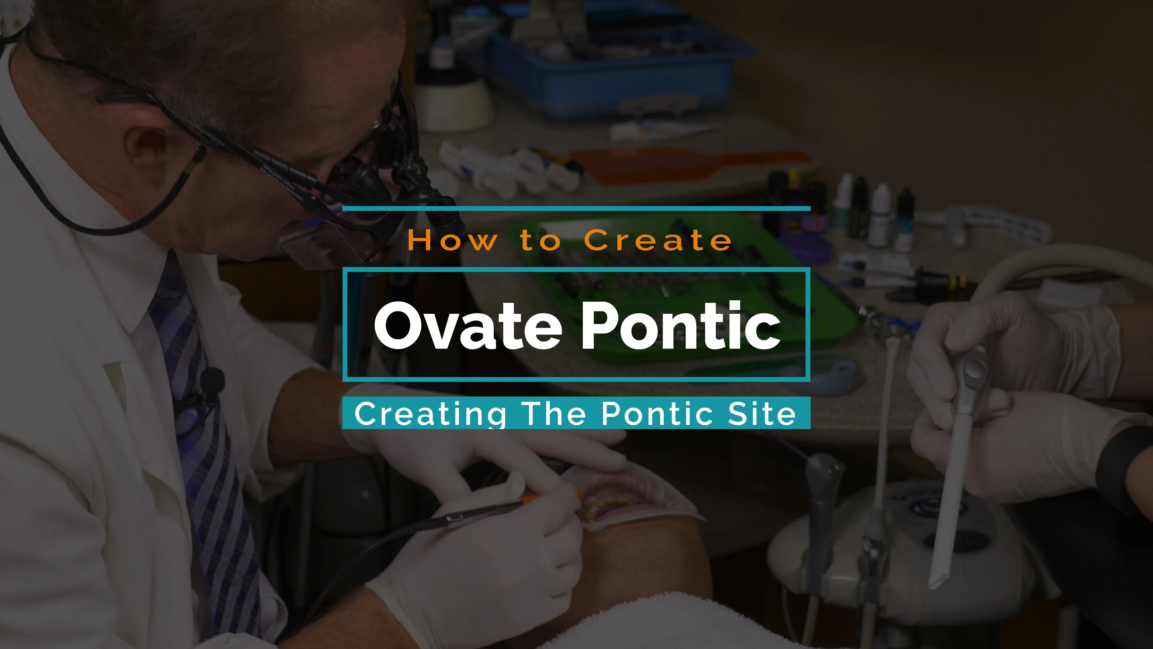 Ovate Pontic Procedure Video Part 1 -- Creating the Pontic Site on Vimeo