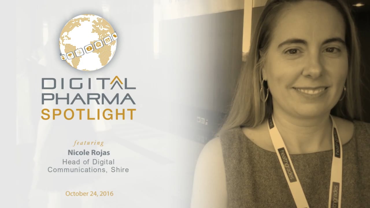 Industry Pulse at Digital Pharma East - Nicole Rojas, Shire on Vimeo