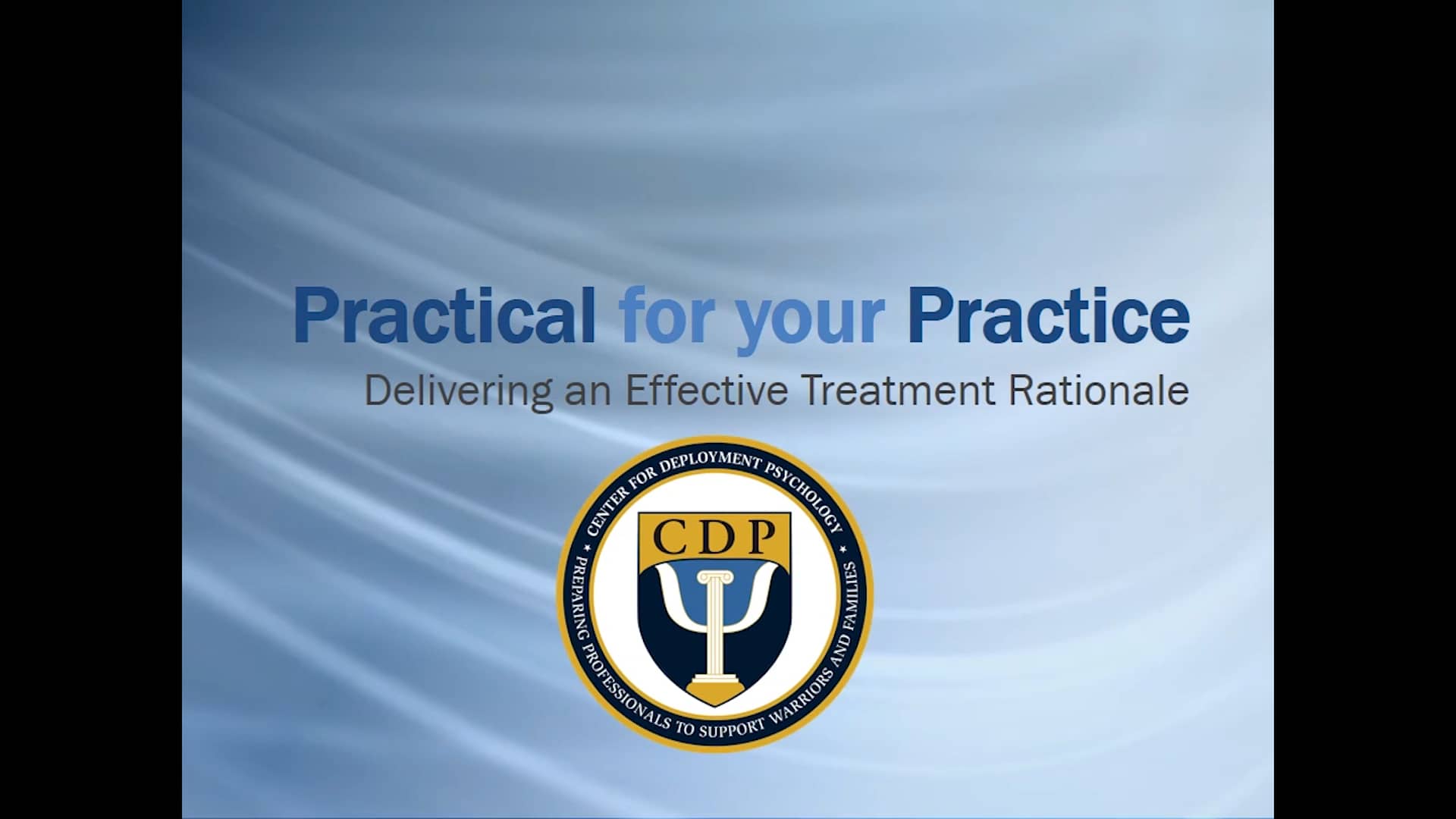 Treatment Rationale on Vimeo