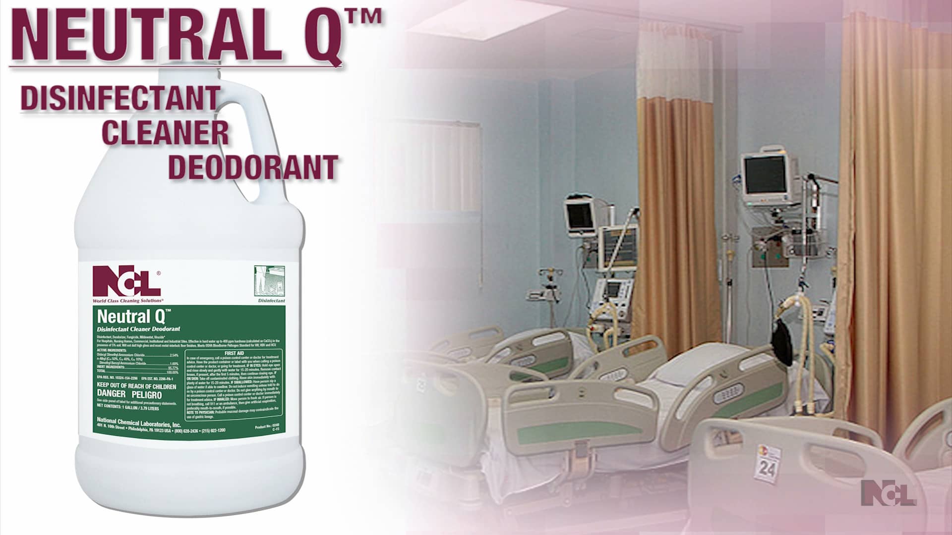 NEUTRAL-Q™ Disinfectant Cleaner Deodorant on Vimeo