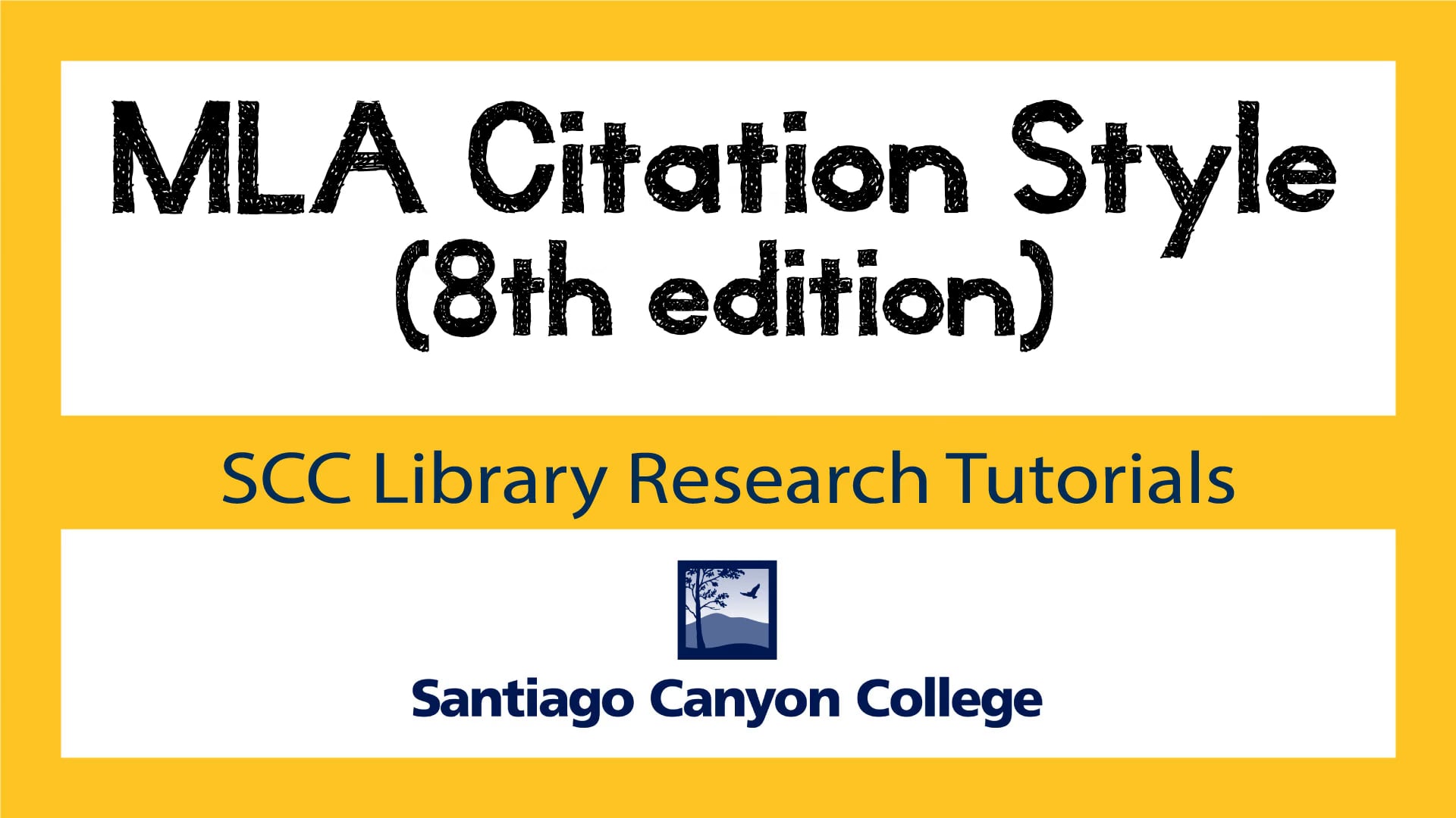 MLA Citation Style (8th edition) on Vimeo