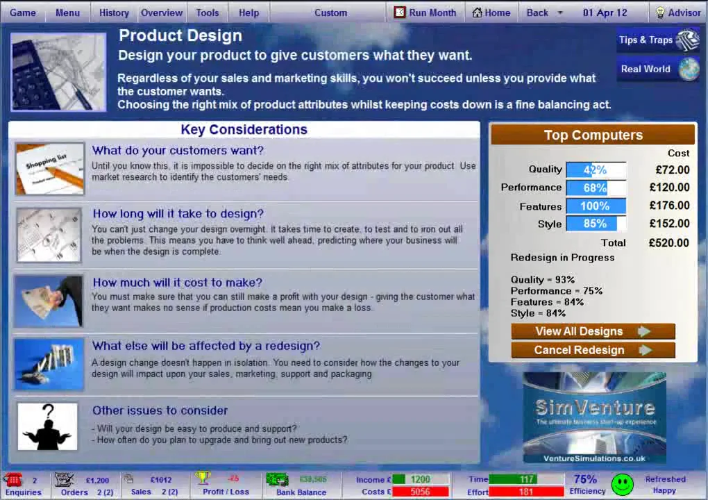SimVenture Classic - SVCT4. Page Layout on Vimeo