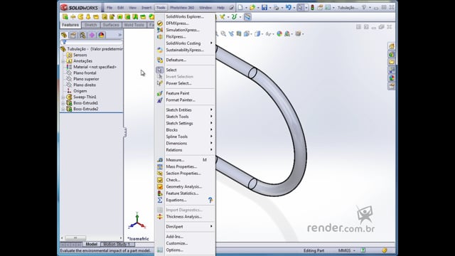Curso SolidWorks 2012 FloXpress | Render Cursos Online