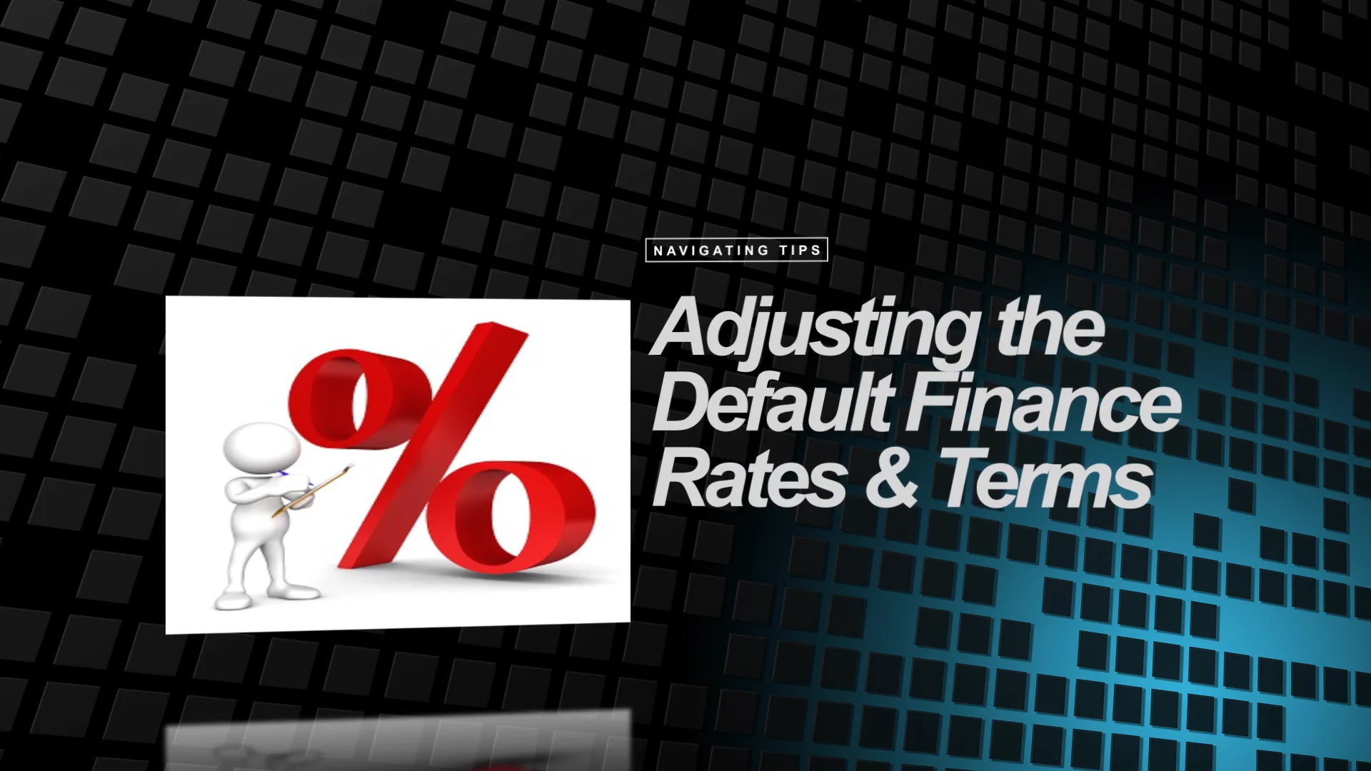 Adjusting the Default Finance Rate and Terms on Vimeo