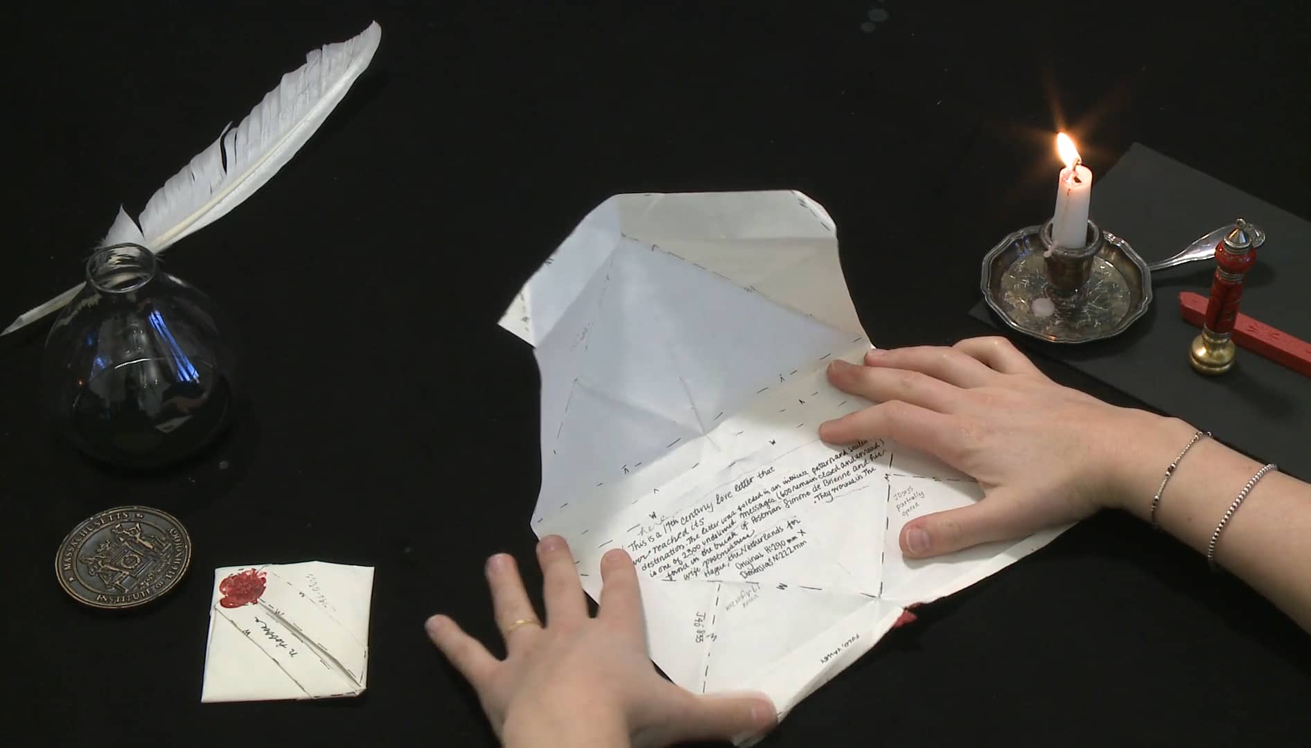 Letterlocking: Brienne Postal Archive: Hate Mail?: A diamond-shaped letter, Europe (1690–1711 ...