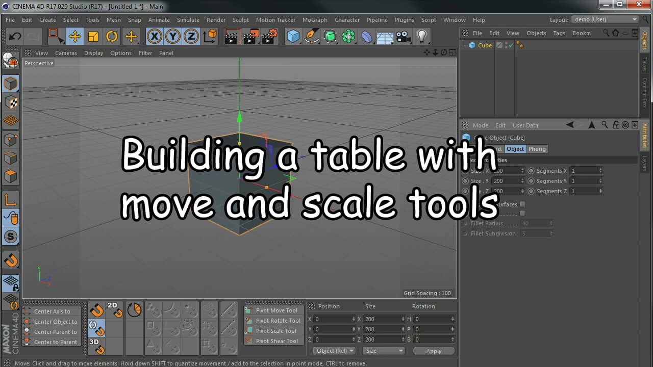 Plugin Basic Tools for C4D Preview on Vimeo