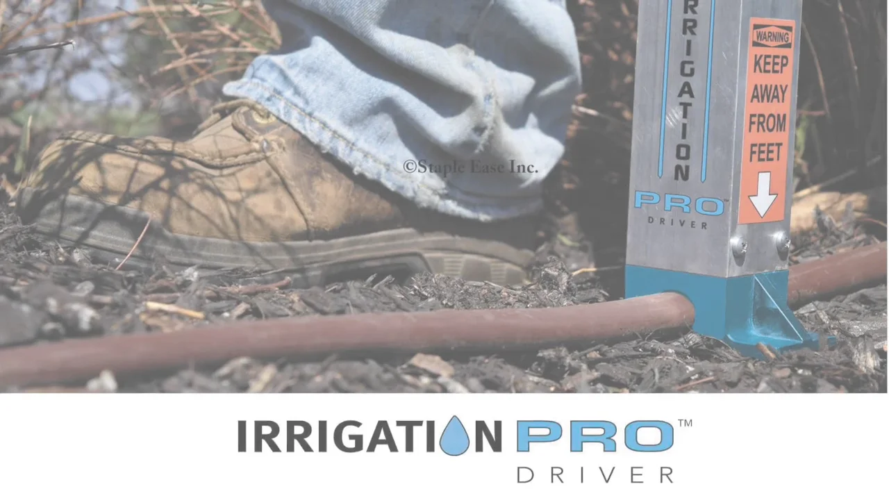 Staple Ease™ Irrigation Pro™ Driver on Vimeo