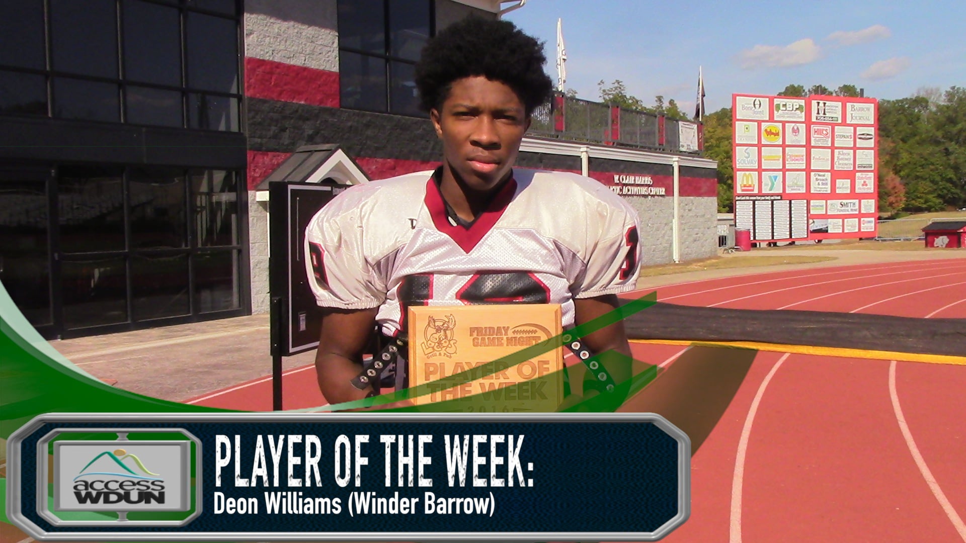 Week 10 Player of the Week: Deon Williams of Winder Barrow on Vimeo