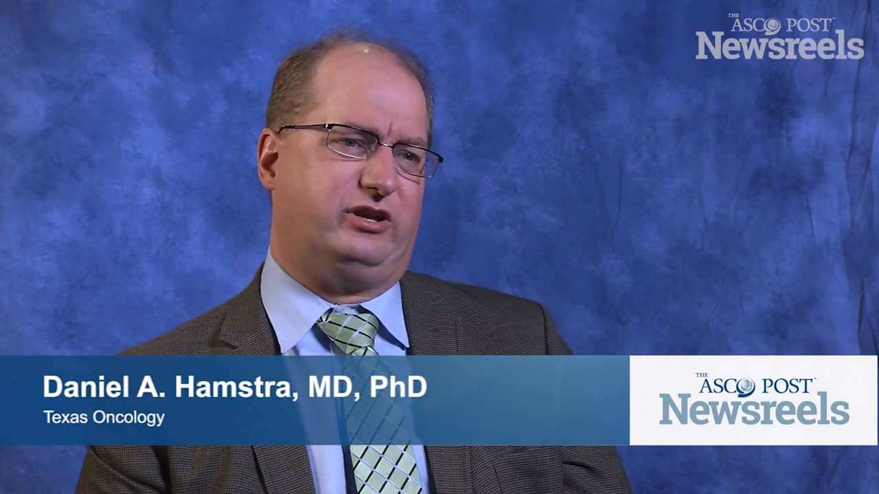 Daniel Hamstra, MD, PhD, on Prostate Cancer Decreasing Rectal Toxicity ...