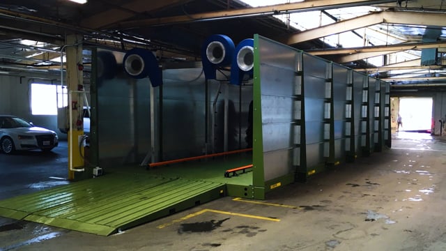 A Drive Thru Car Wash that Recycles Wastewater & Doesn't Need Construction