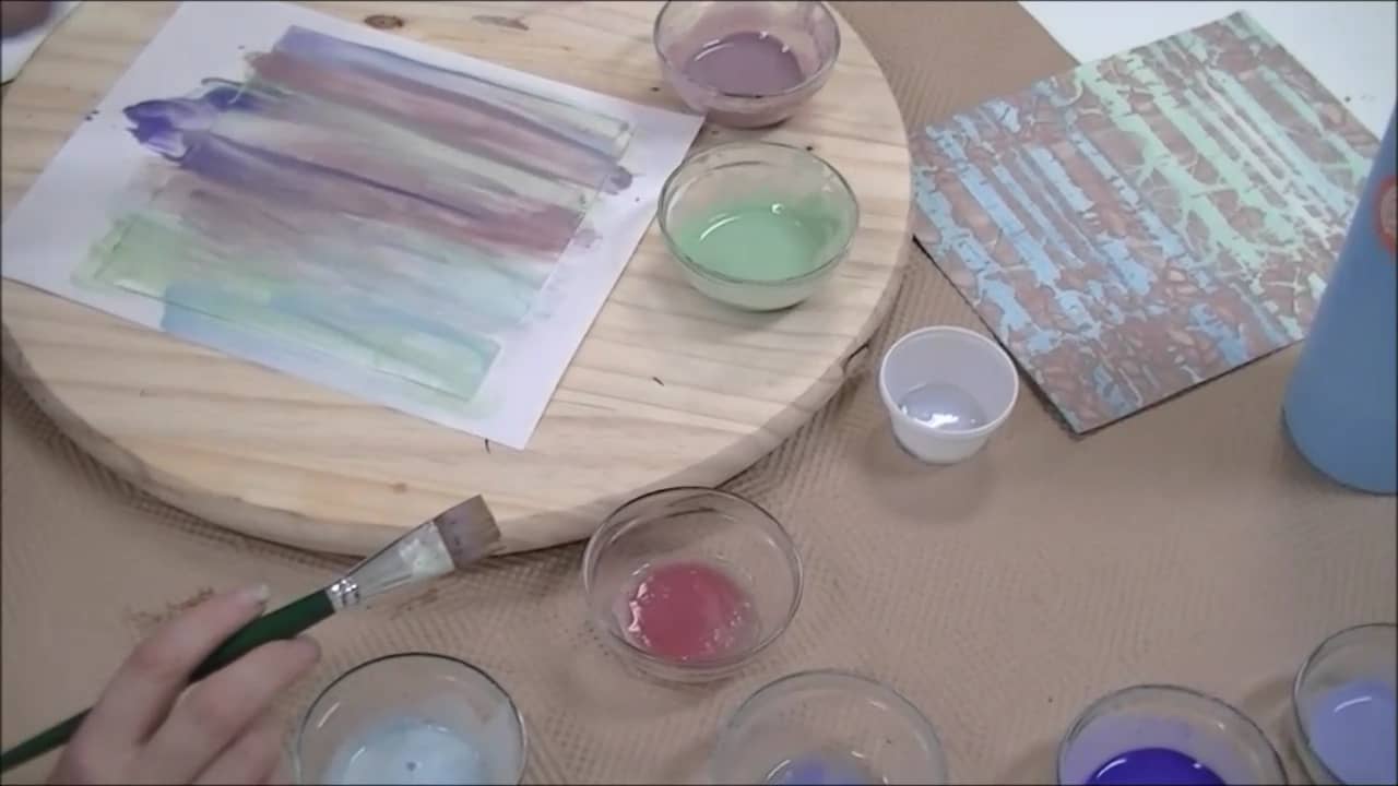 Lithograph & Watercolor In Glass Technique - Fused Glass Video Tutorial ...