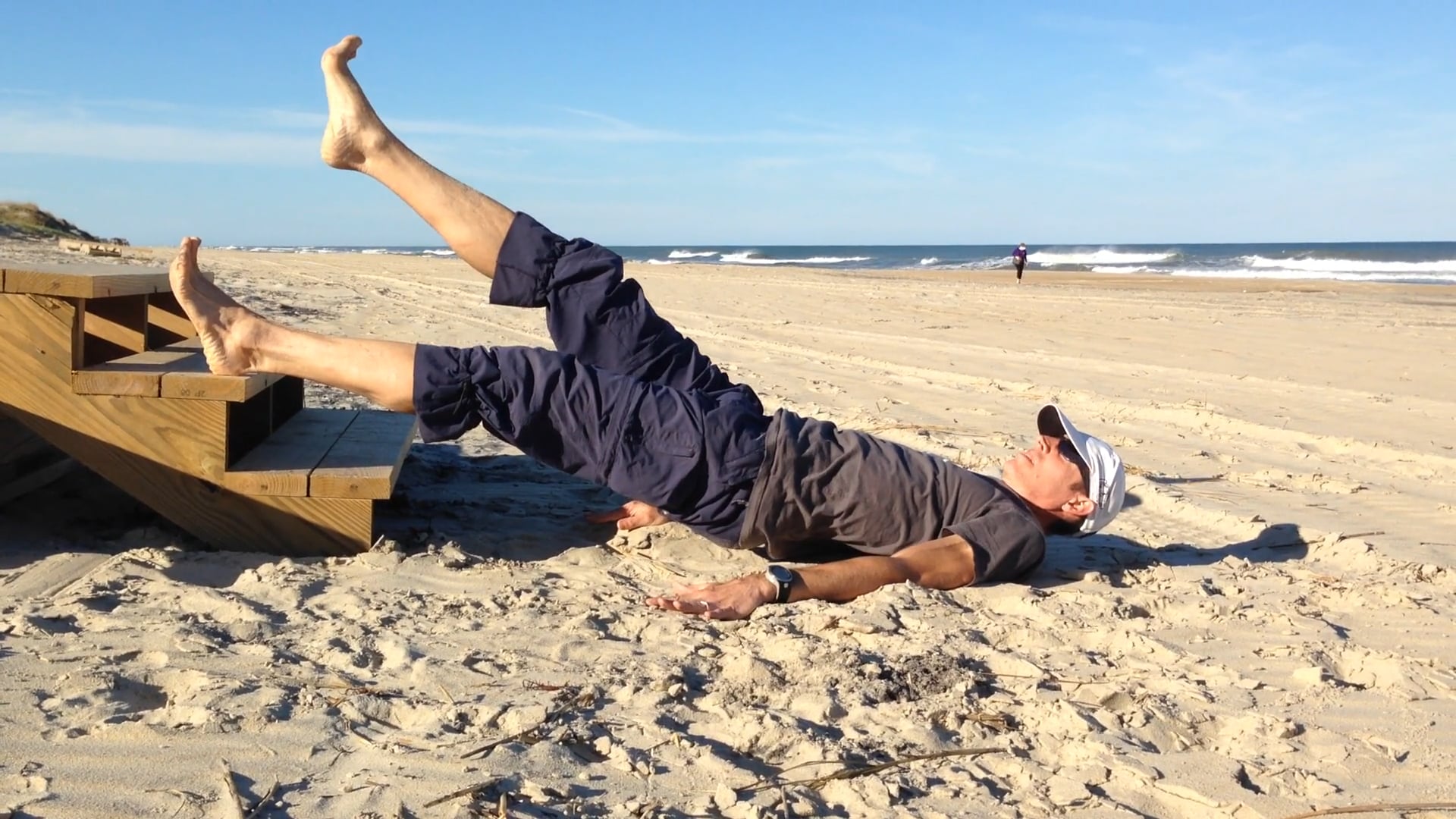 Hamstring Tendinopathy Loading Progression - straight leg bridge ...