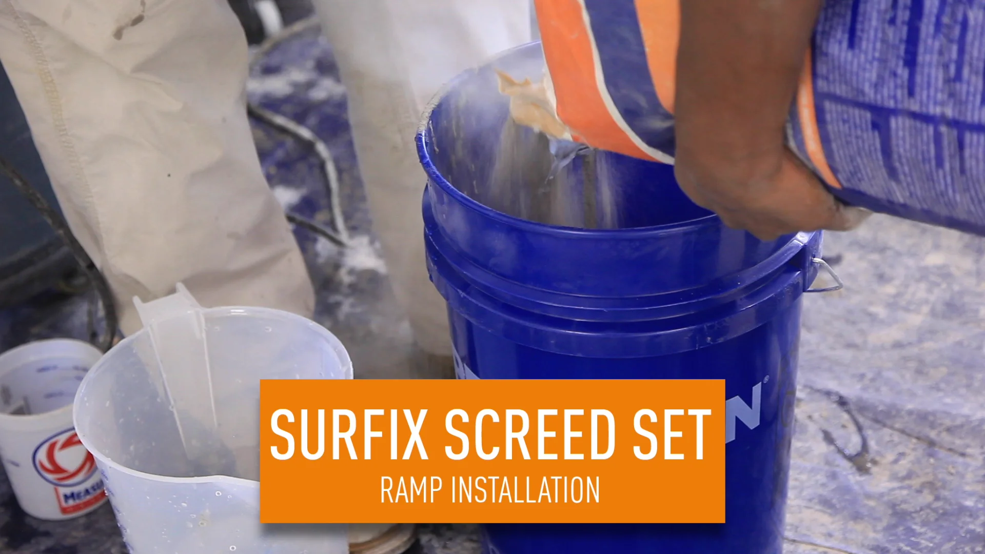SURFIX SCREED SET Ramp Installation on Vimeo