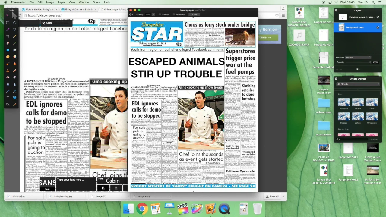 Creating Newspaper Screen Recording on Vimeo
