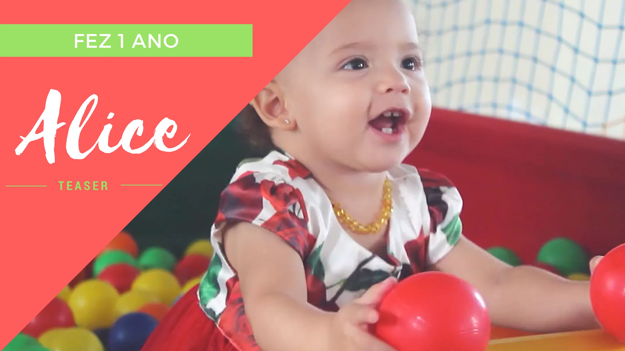 Alice Fez 1 Ano - Teaser on Vimeo